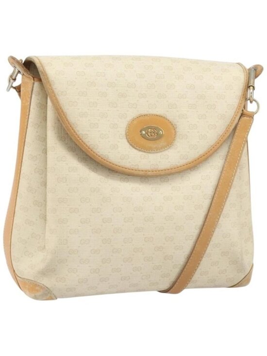 Gucci | Bags | Authentic Gucci Micro Gg Supreme Shoulder Bag Pvc White ...
